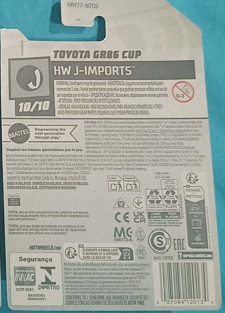 Hot wheels toyota GR86 CUP, Hobbies & Toys, Toys & Games on Carousell
