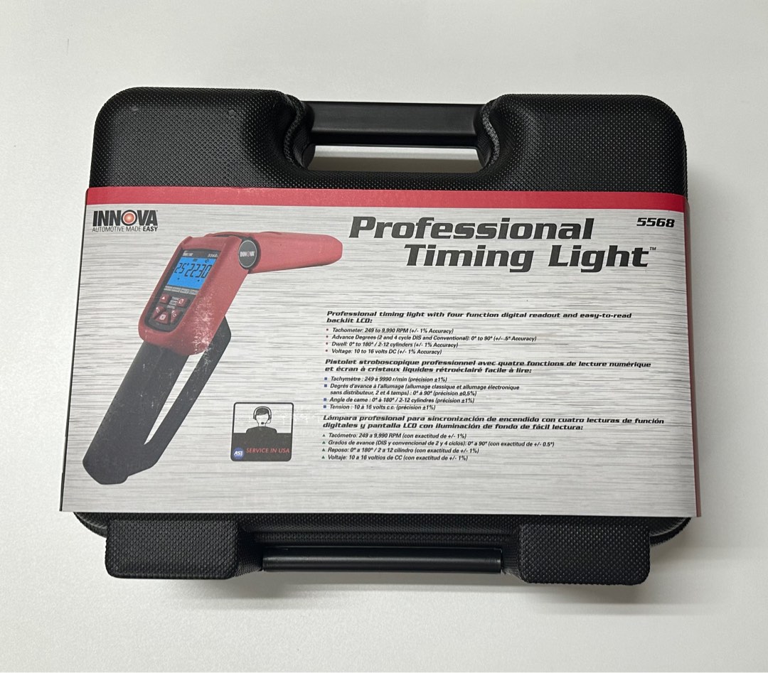 Innova 5568 Pro Digital Timing Light with Storage Case, Timing Light ...