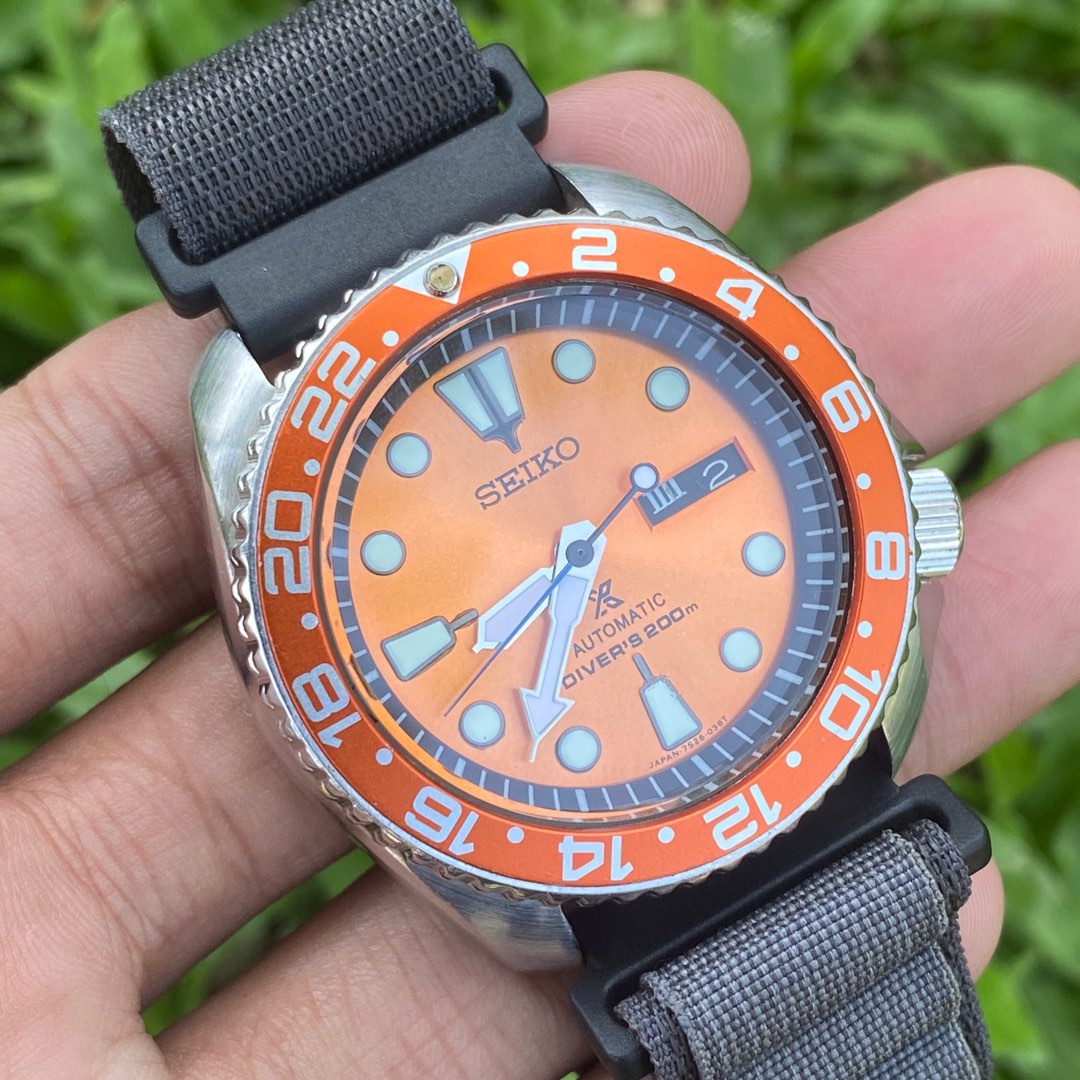 Jam tangan Seiko Mod Modifikasi Diver Skx Automatic Japan jadul, Fesyen ...