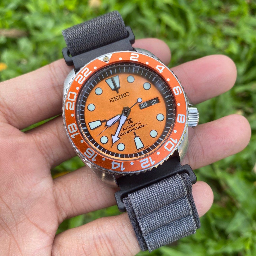 Jam tangan Seiko Mod Modifikasi Diver Skx Automatic Japan jadul, Fesyen ...