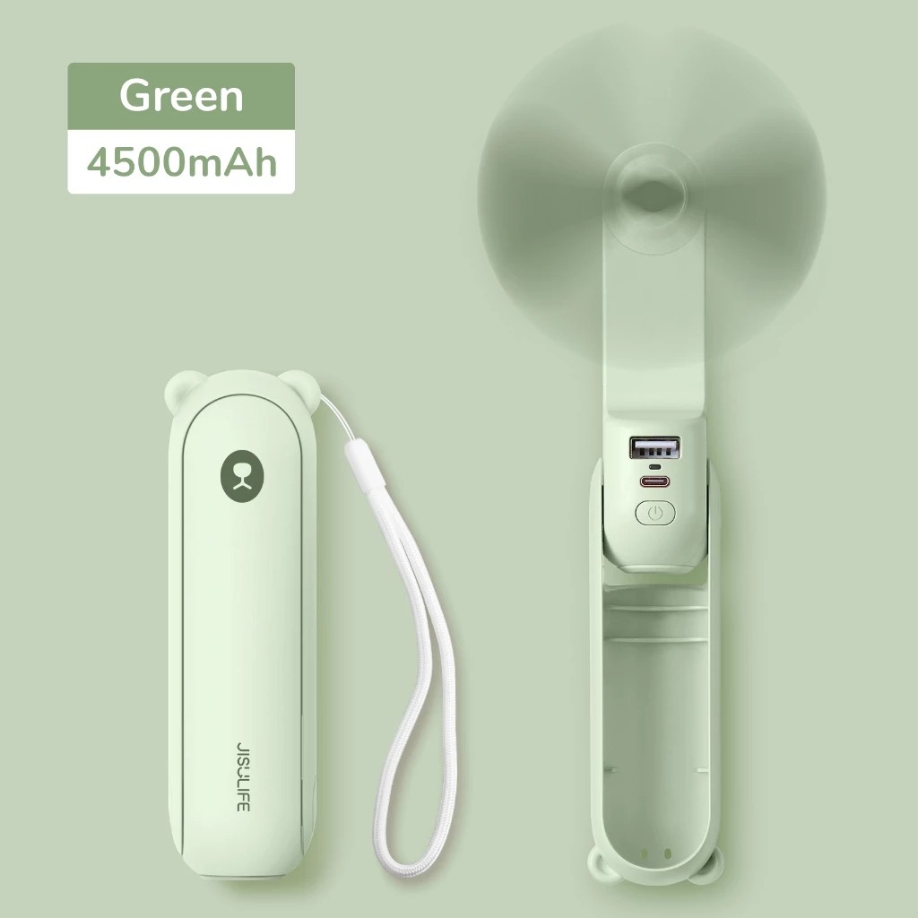 Jisulife Mini Fan Life8 Plus With Powerbank And Flashlight Function ...
