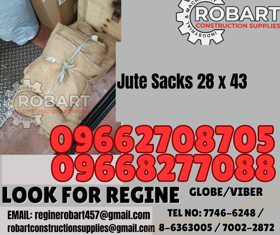 Jute Sacks 28 x 43, Commercial & Industrial, Construction Tools ...
