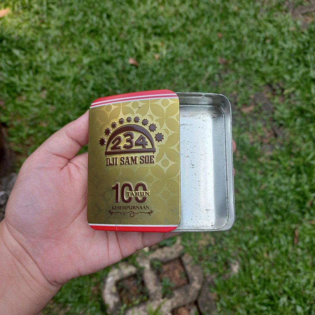 Kotak Kaleng Rokok - Dji Sam Soe - Edisi 100 Tahun, Antik, Pajangan di ...