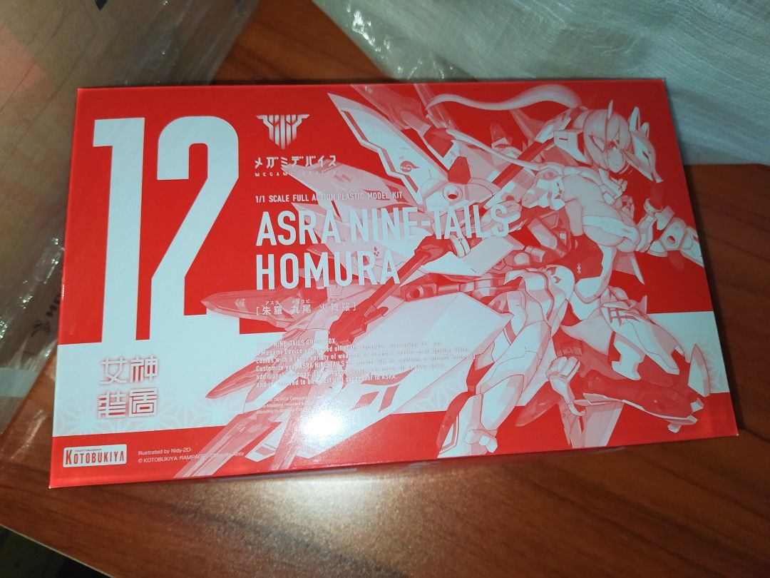 Kotobukiya Asra Ninja Nine Tails Homura (1/12 Scale Plastic Model Kit ...