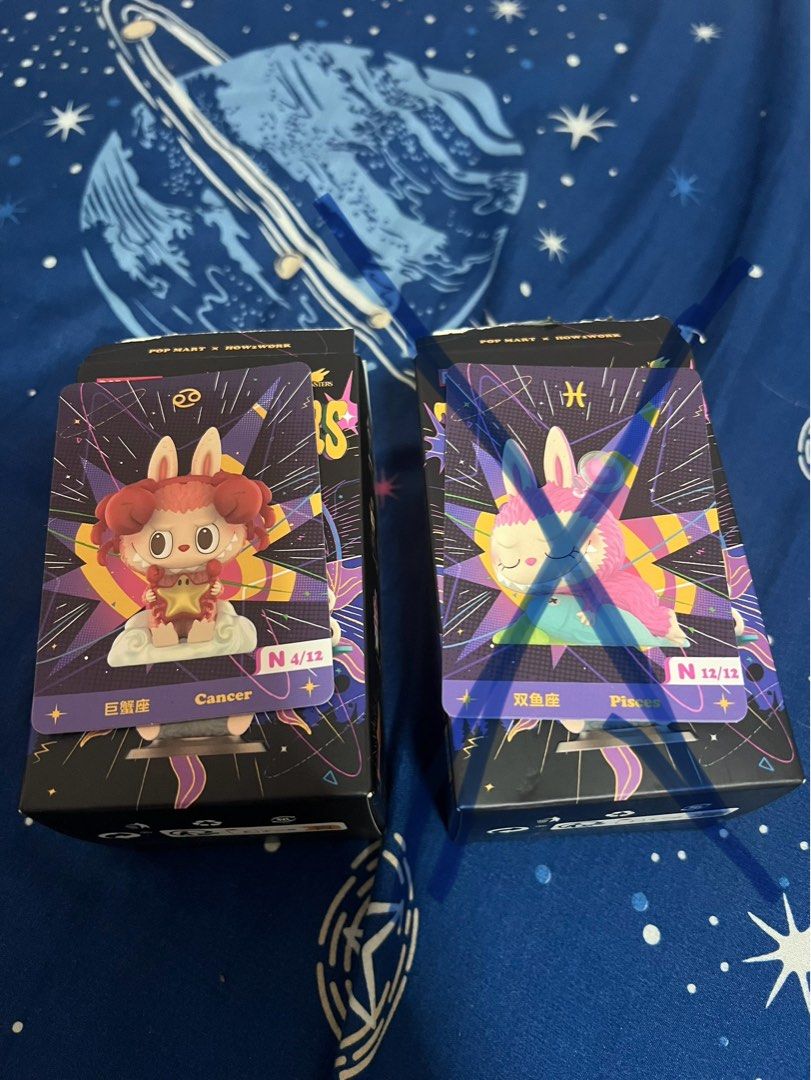 Labubu blind box - cancer, Hobbies & Toys, Toys & Games on Carousell