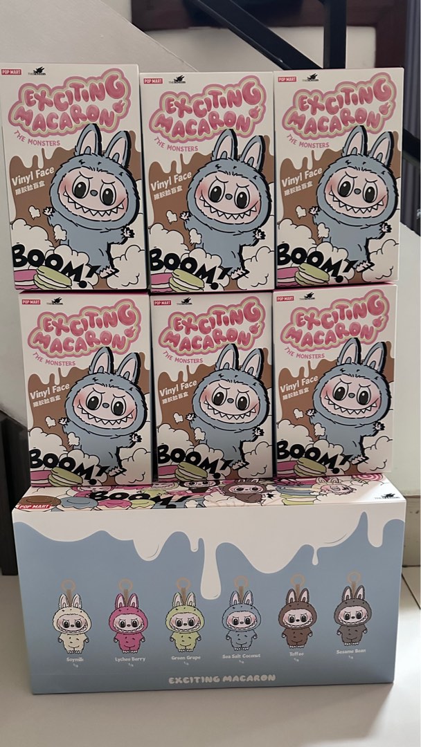 Labubu macaron v1 original 100%, Toys & Collectibles, Mainan di Carousell
