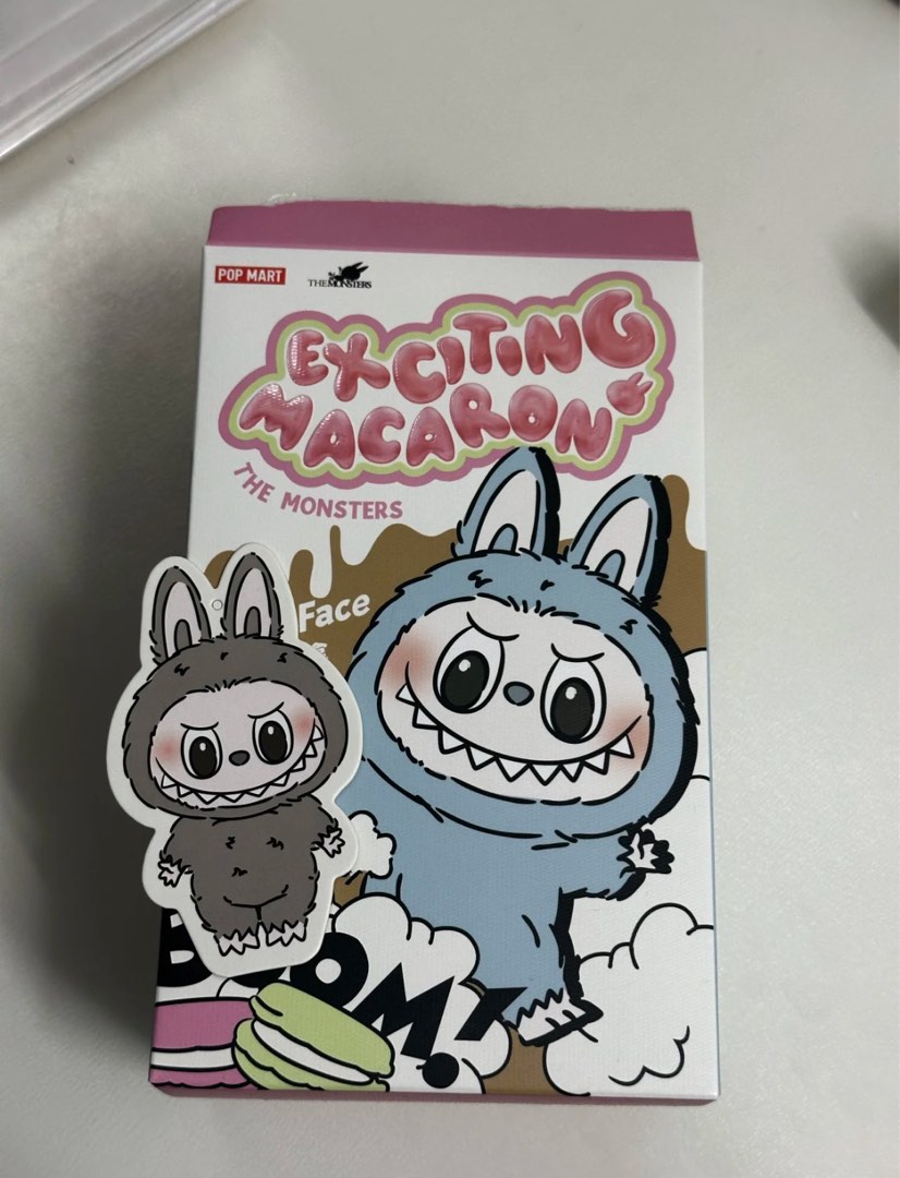 Labubu V1 grey sesame, Hobbies & Toys, Toys & Games on Carousell