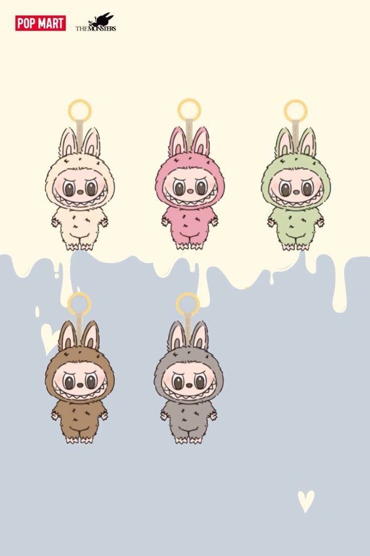 Labubu v1 pink colour, Hobbies & Toys, Toys & Games on Carousell