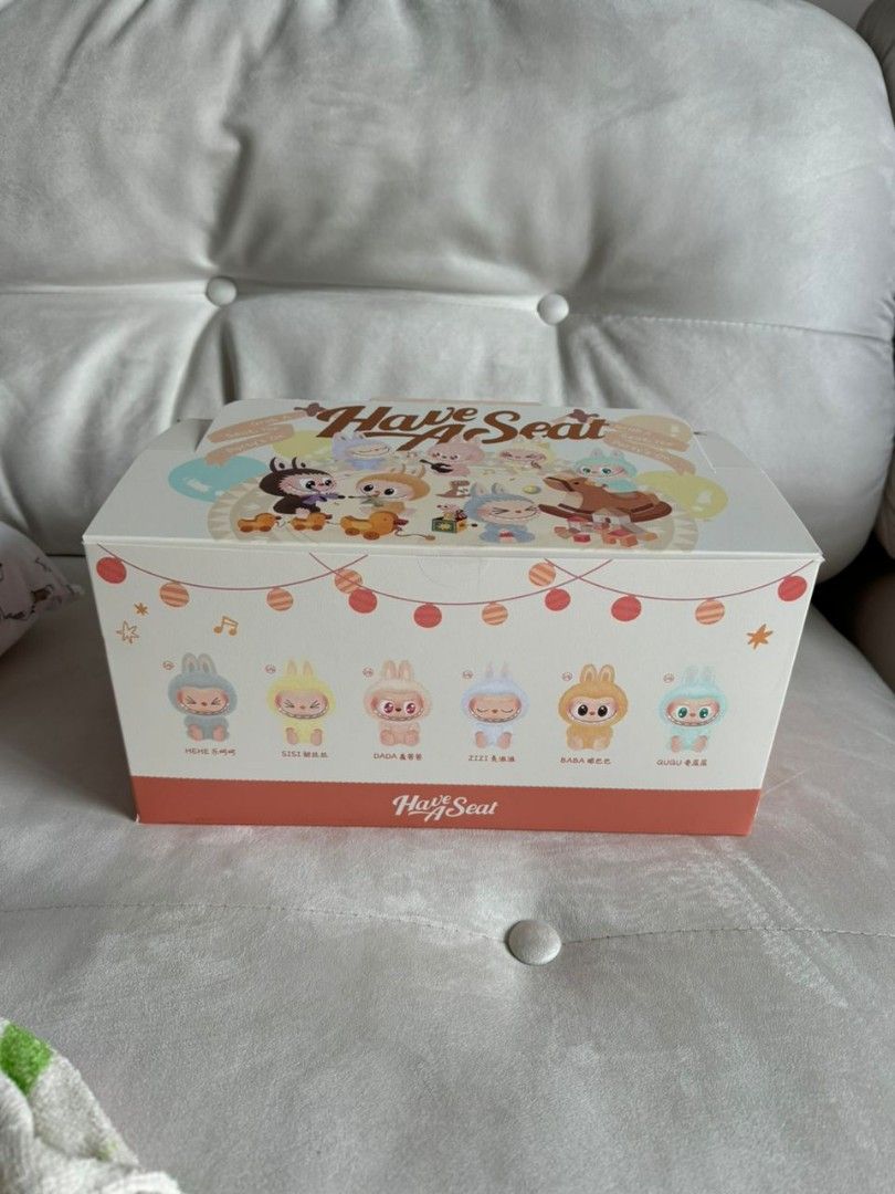 Labubu V2 Have A Seat Whole Set -Bottom opened, Hobbies & Toys, Toys ...