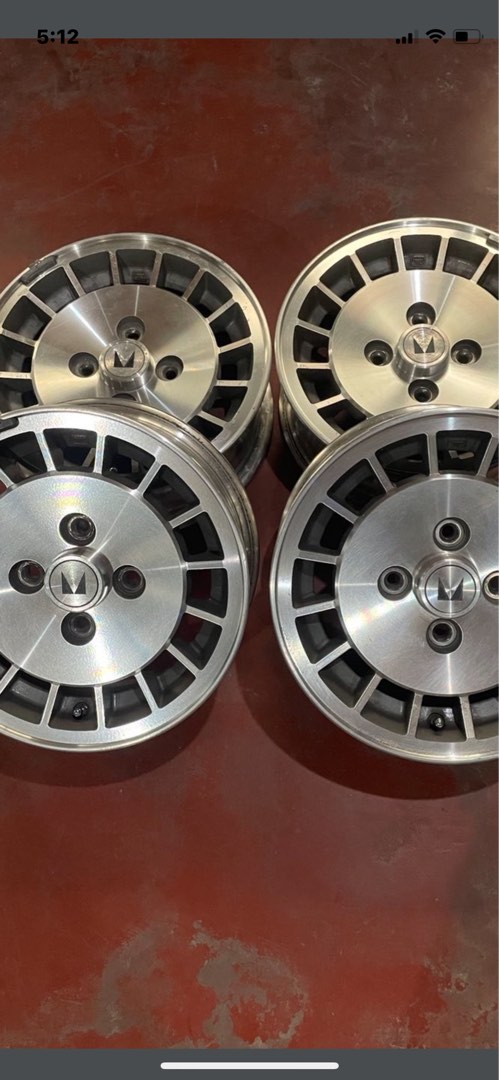 lancer turbo mags, Car Parts & Accessories, Mags and Tires on Carousell