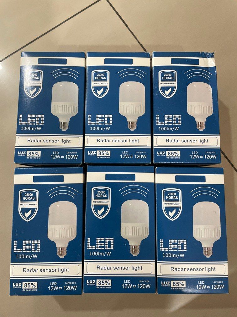 LED Radar Sensor Light, Furniture & Home Living, Lighting & Fans ...