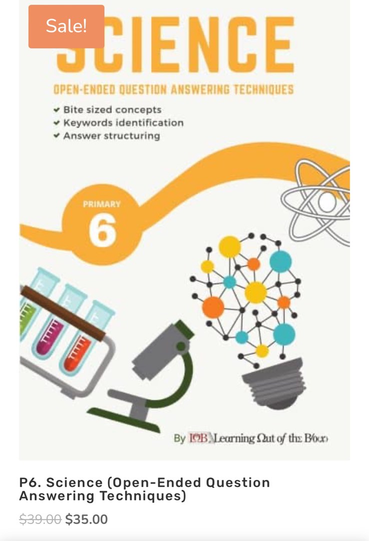 LOB SCIENCE book P6 Open-Ended Question Answering Techniques, Hobbies ...