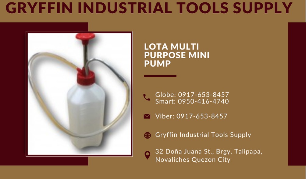 LOTA MULTI PURPOSE MINI PUMP, Commercial & Industrial, Industrial Equipment on Carousell
