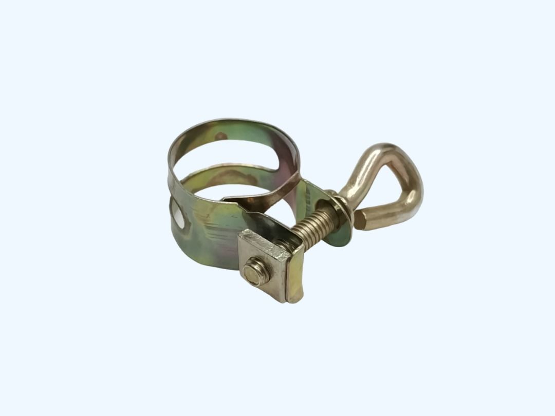 LPG GAS PIPE HOSE CLAMP with SCREW LOCK TYPE 1/2inc ADJUSTABLE HEAVY ...