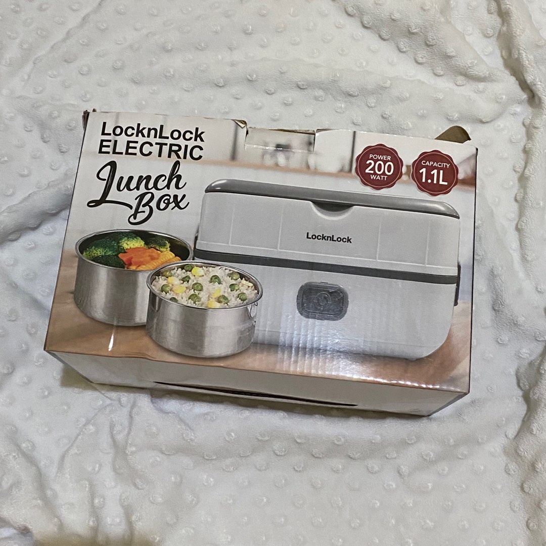 Lunch Box Lock n Lock pemanas listrik makanan, Elektronik, Lainnya di ...