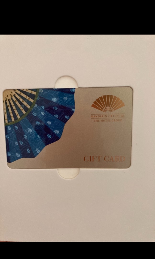 Mandarin oriental gift card of $2500, 門票＆禮券, 現金券、兌換券、禮券 - Carousell
