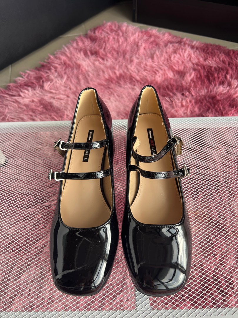 MARY JANE IN BLACK BATA RED LABEL, Women's Fashion, Footwear, Heels on ...