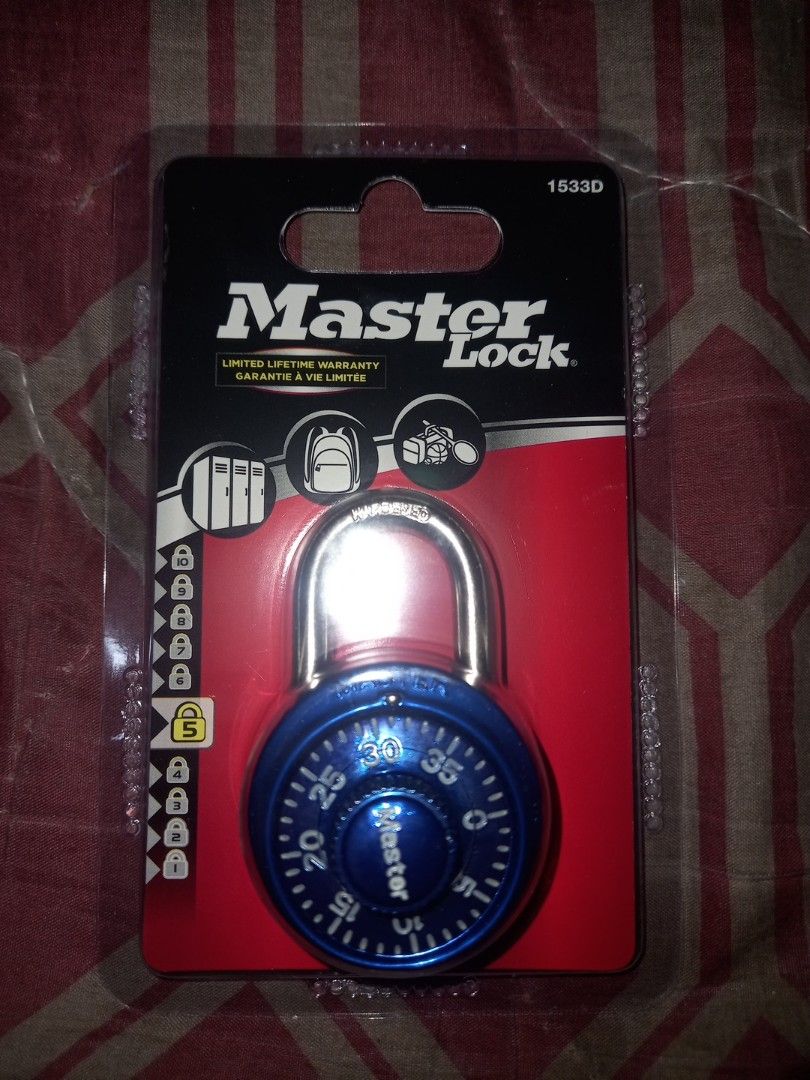 Master lock analog, Furniture & Home Living, Security & Locks, Locks ...