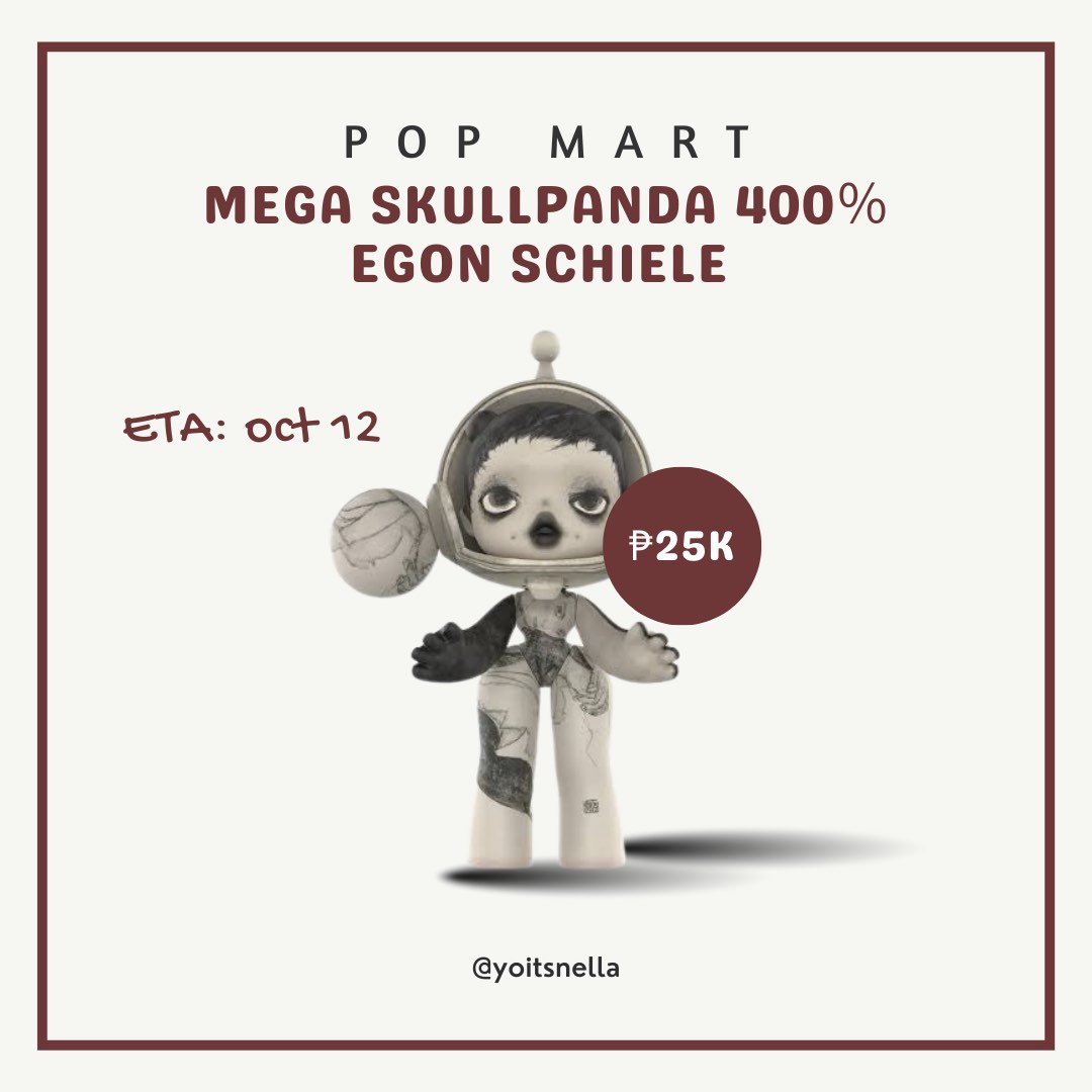 MEGA a SKULLPANDA 400% — Egon Schiele Limited Edition, Hobbies & Toys ...