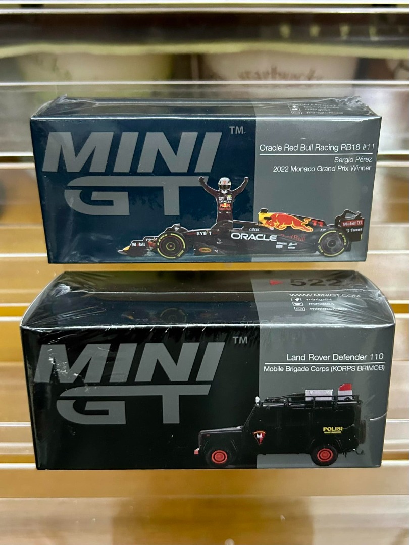Mini GT 551 Red Bull Sergio Perez 2022 Monaco 522 Land Rover Defender ...