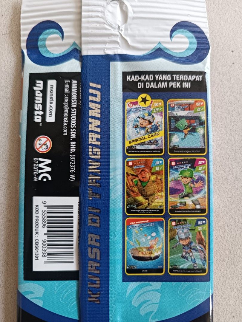Monsta galaxy card boboiboy. Pek cylone fury kad AA, Hobbies & Toys ...