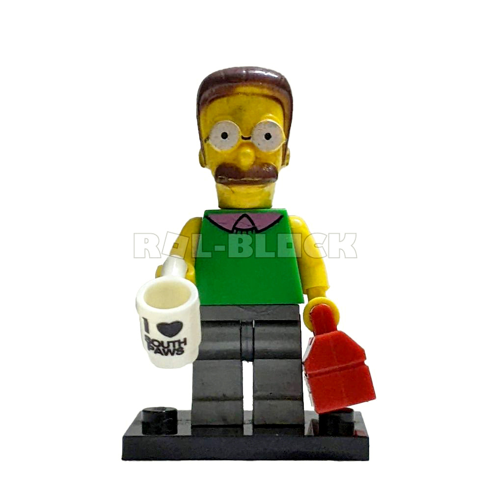 Ned Flanders (The Simpsons) minifigure / minifig 'Lego compatible ...