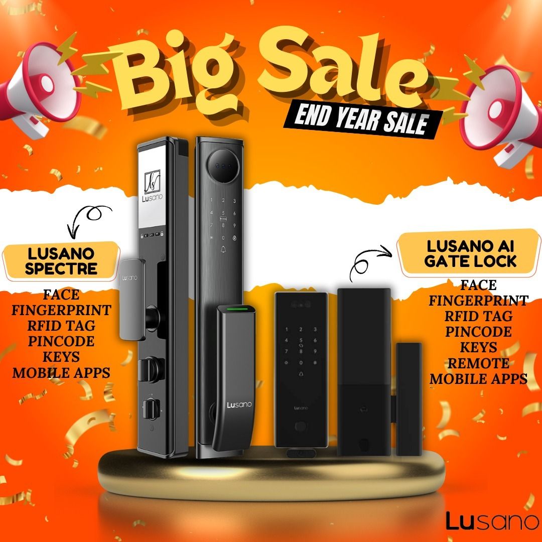 [NEW IN] LUSANO AI GATE LOCK + THE SPECTRE DIGITAL LOCK, Furniture ...