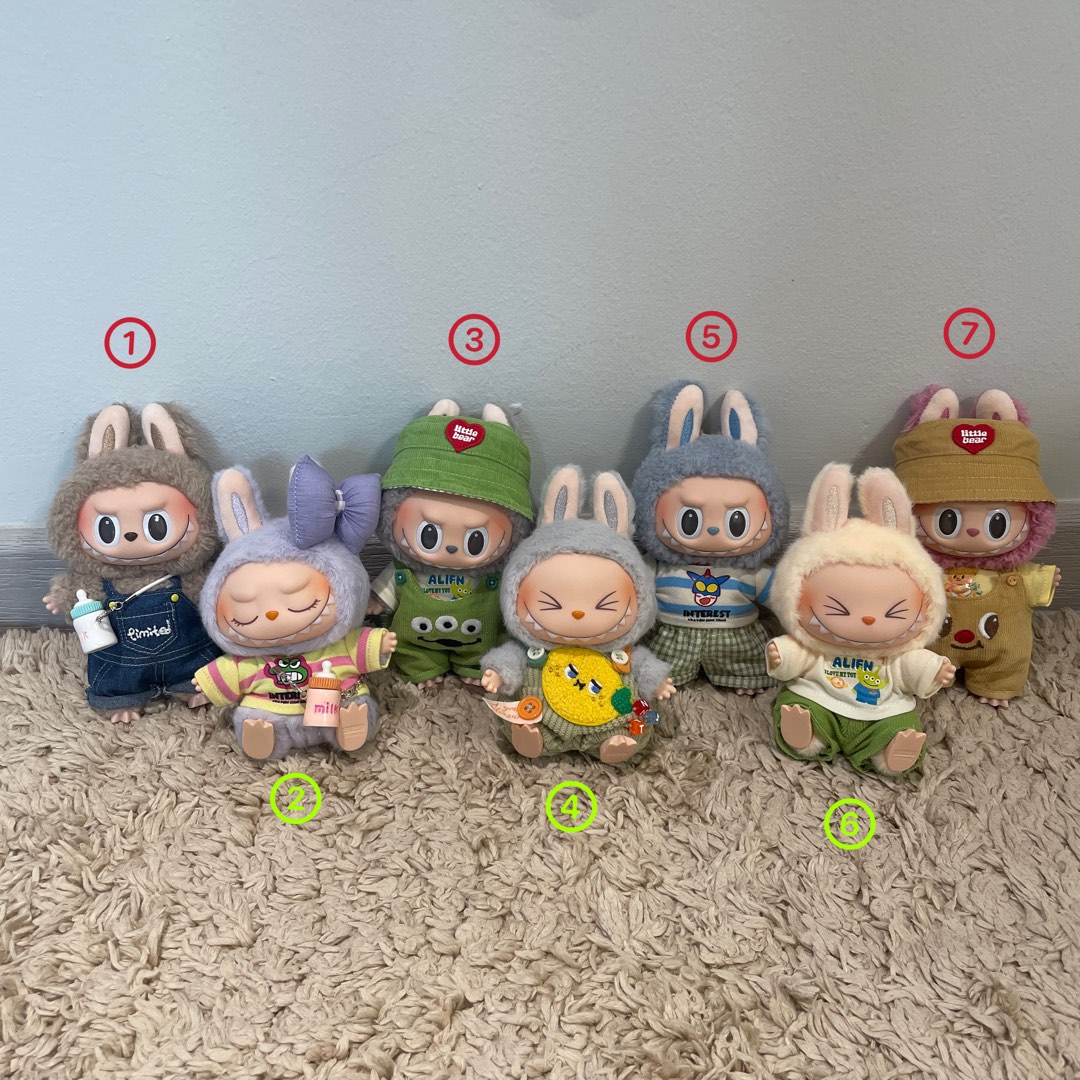 [NEW] Labubu v1 and v2 costumes, Hobbies & Toys, Toys & Games on Carousell