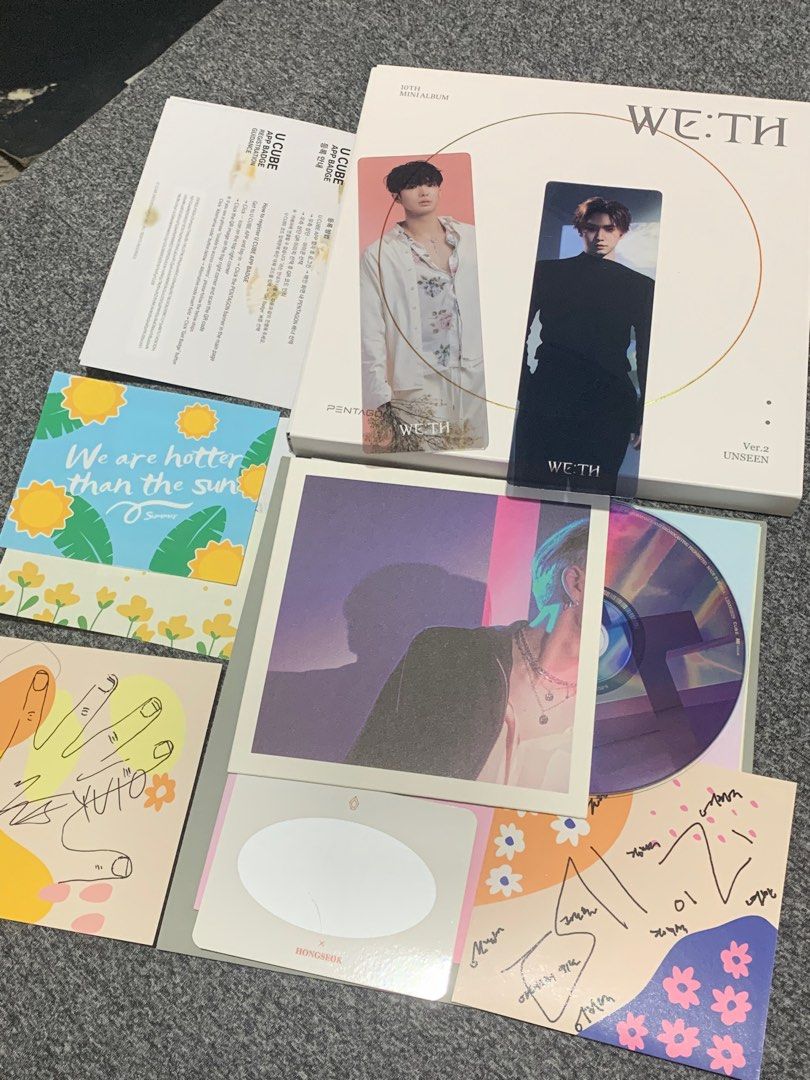 PENTAGON WE:TH UNSEEN ALBUM / CUBE PTG KPOP MERCH / UNIVERSE ...
