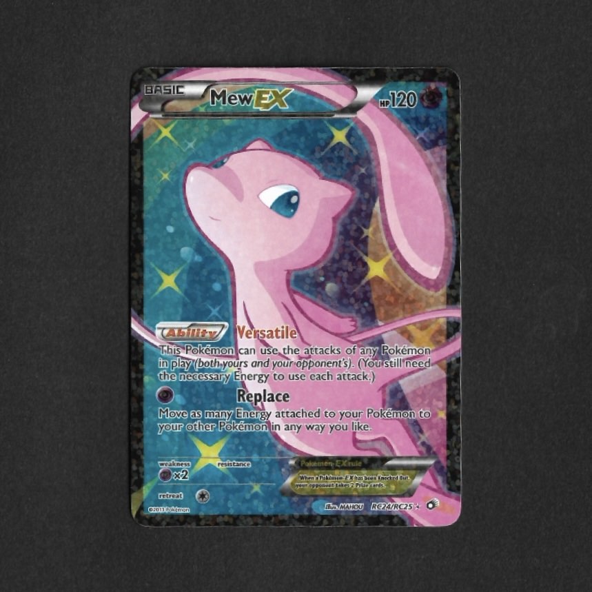 Pokemon Trading Card Game Mew EX (RC24/RC25), 興趣及遊戲, 玩具 & 遊戲類 - Carousell