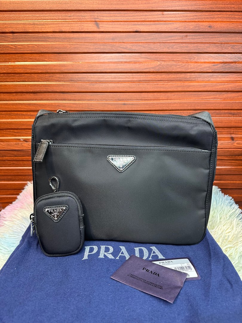 Prada new version nylon materials, Luxury, Bags & Wallets on Carousell