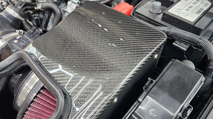 PRL intake Top Carbon cover Fk8, Car Accessories, Accessories on Carousell