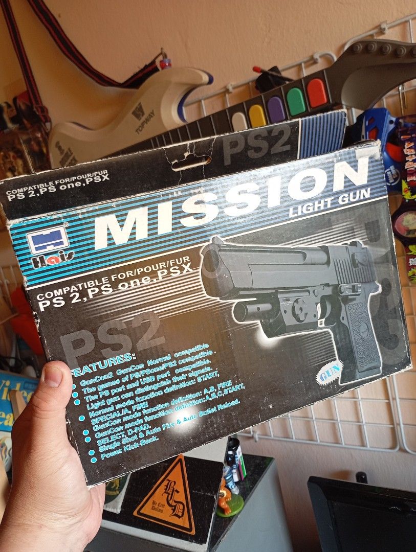 PS1/PS2 MISSION GUN, Video Gaming, Gaming Accessories, Controllers on ...