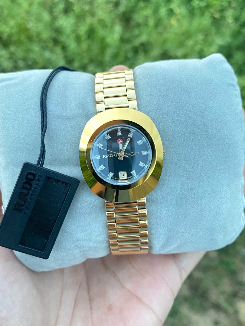 RADO Diastar Original Black Dial Ladies Watch, Luxury, Watches on Carousell