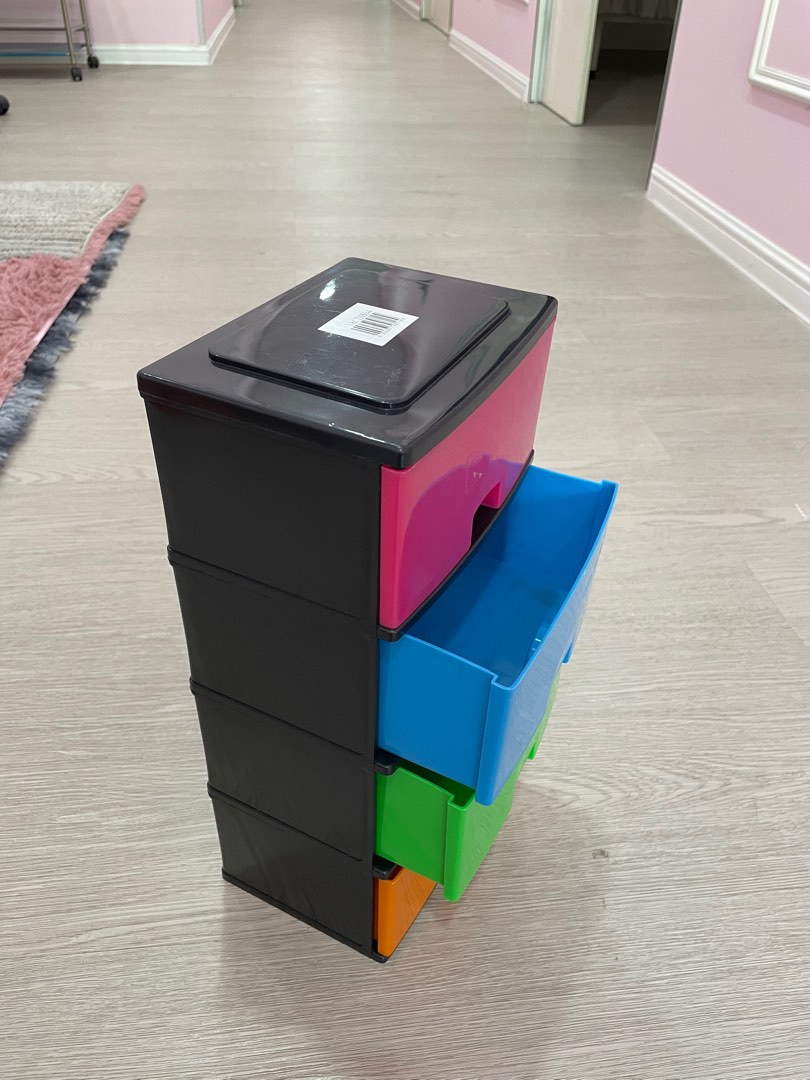 Rak Plastik / Drawer Box (small), Furniture & Home Living, Home ...