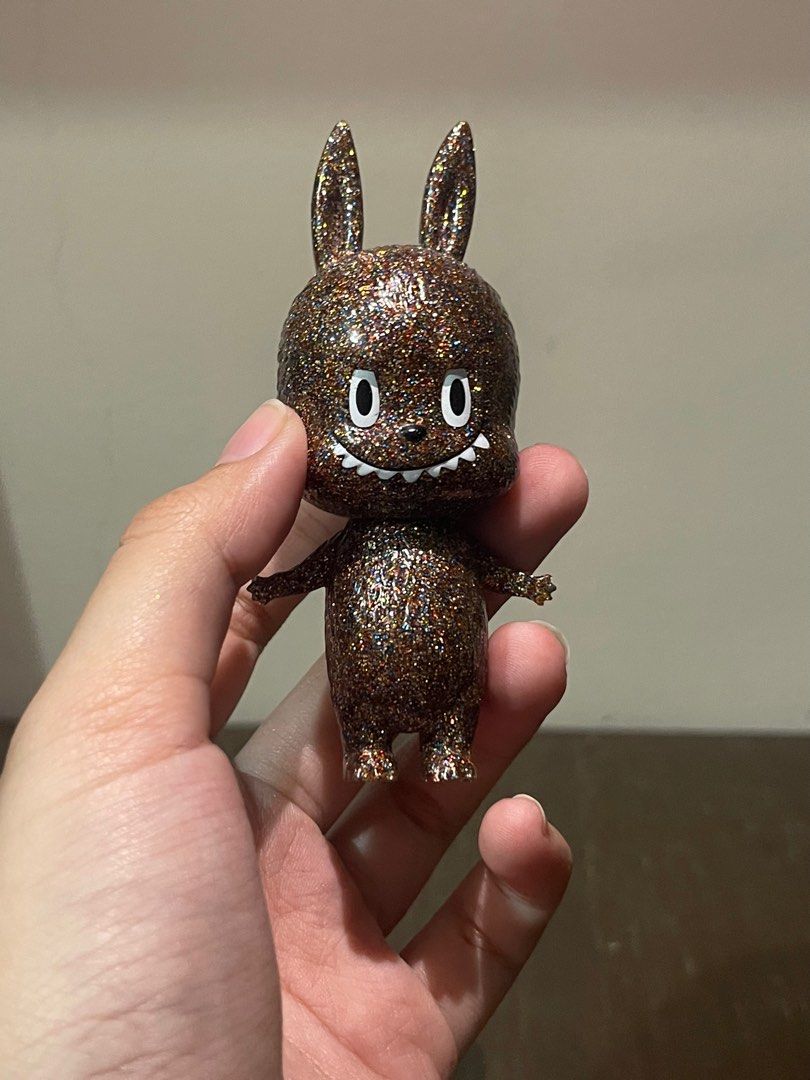 rare labubu glitter brown, Hobbies & Toys, Toys & Games on Carousell