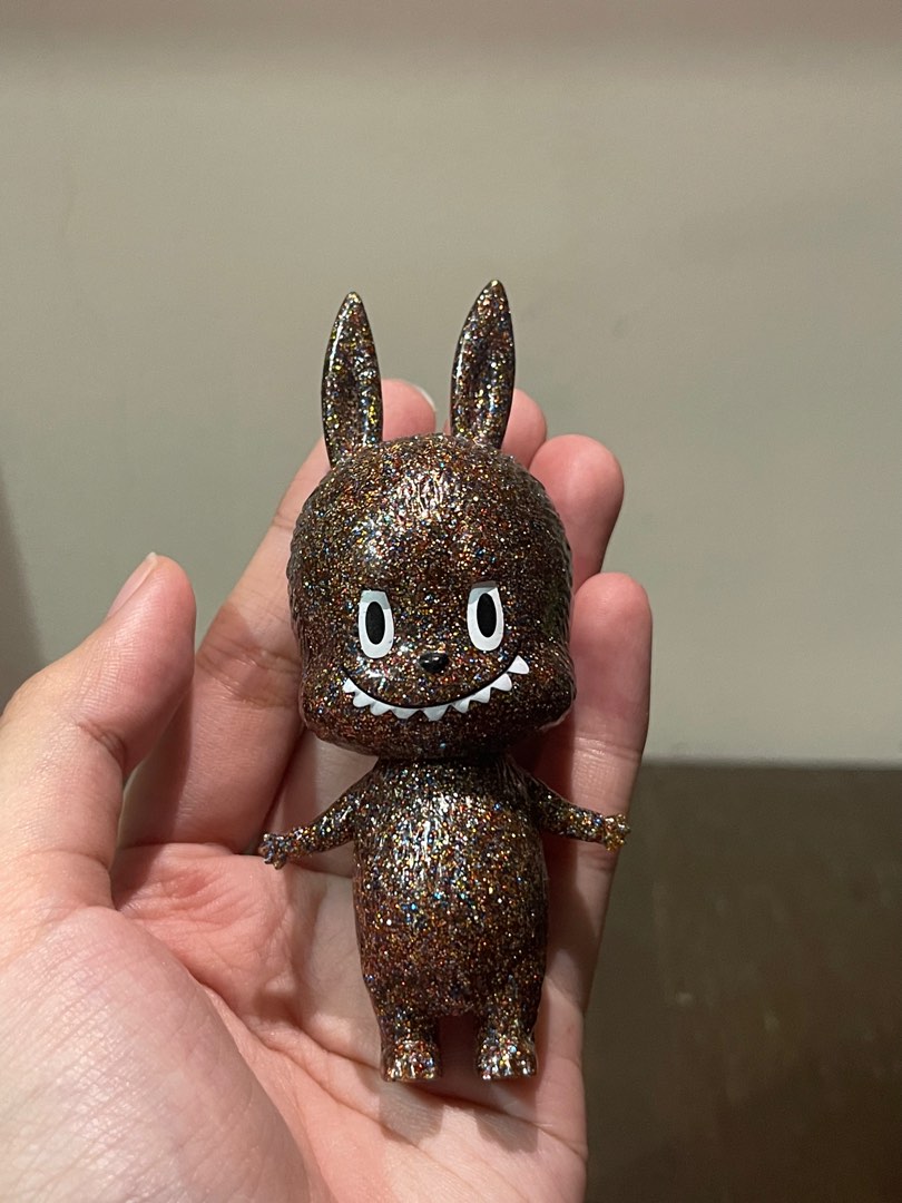 rare labubu glitter brown, Hobbies & Toys, Toys & Games on Carousell
