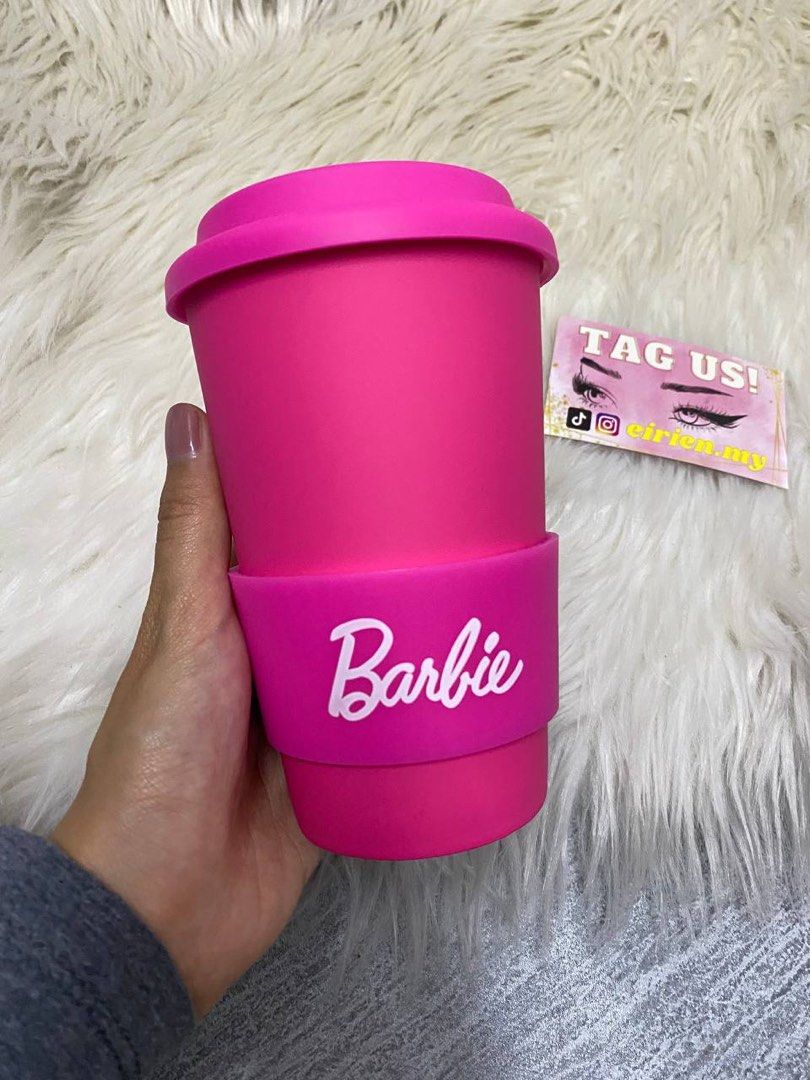 READY STOCK NEW MINISO MUG BARBIE, Furniture & Home Living, Kitchenware ...