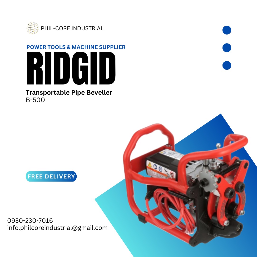 Ridgid B-500 Transportable Pipe Beveller, Commercial & Industrial ...