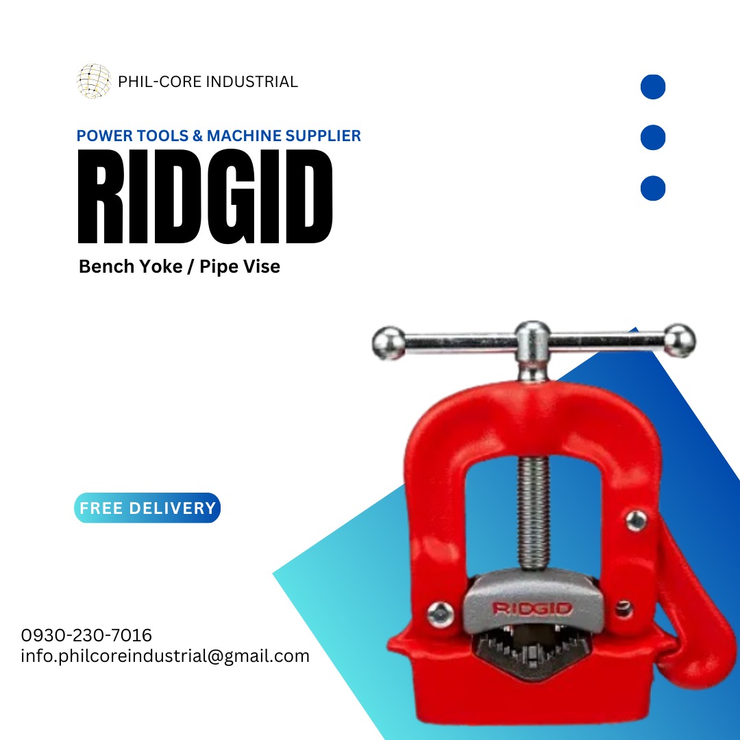 Ridgid Bench Yoke / Pipe Vise, Commercial & Industrial, Construction ...