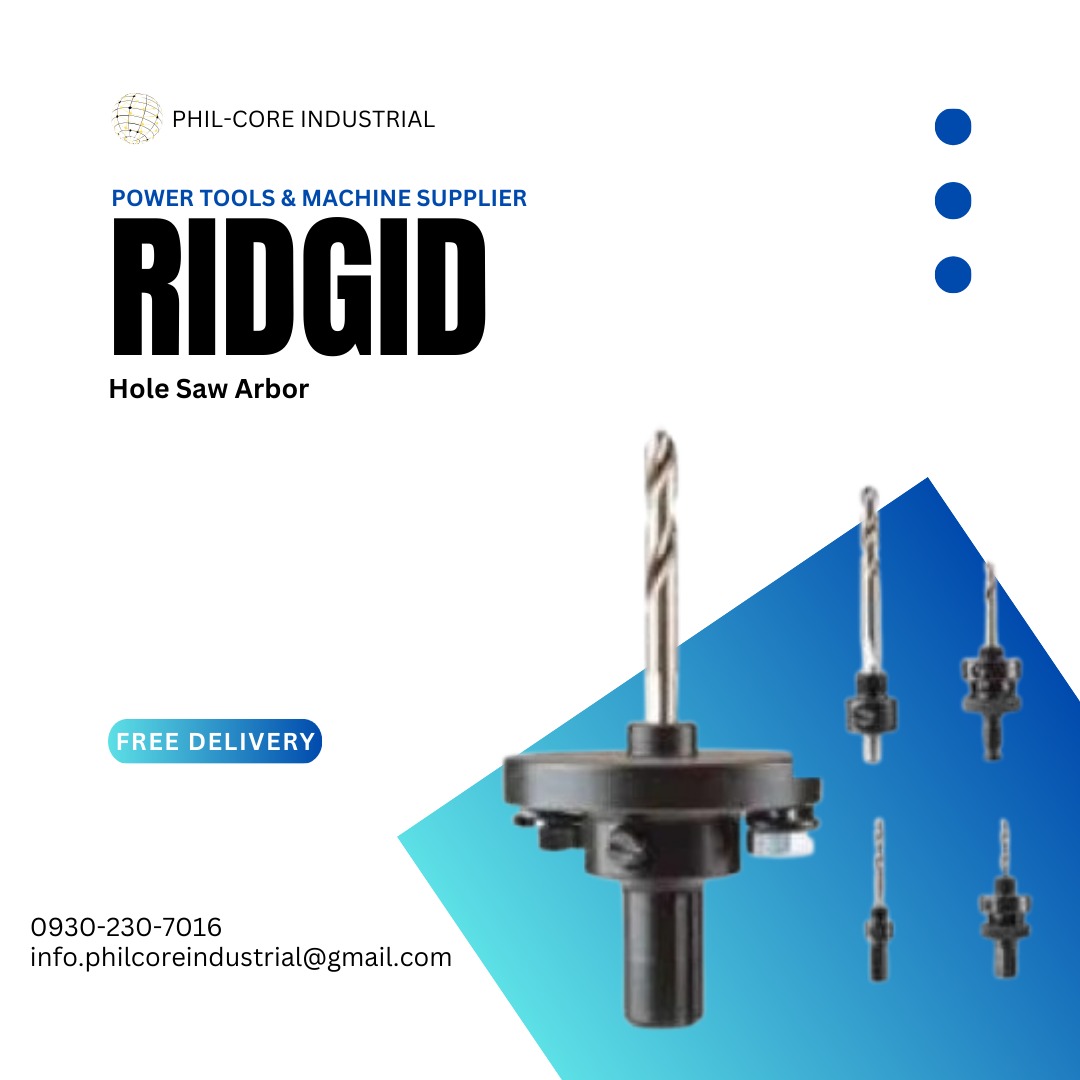 Ridgid Hole Saw Arbor, Commercial & Industrial, Construction Tools ...