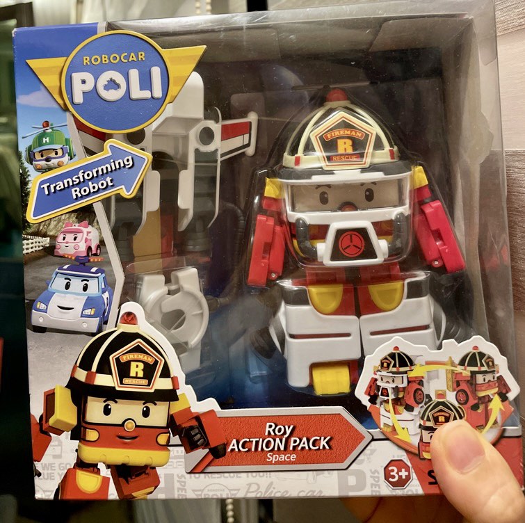 Robocall Poli Roy Action Pack Transforming Robot 玩具機械人公仔, 興趣及遊戲, 玩具 ...