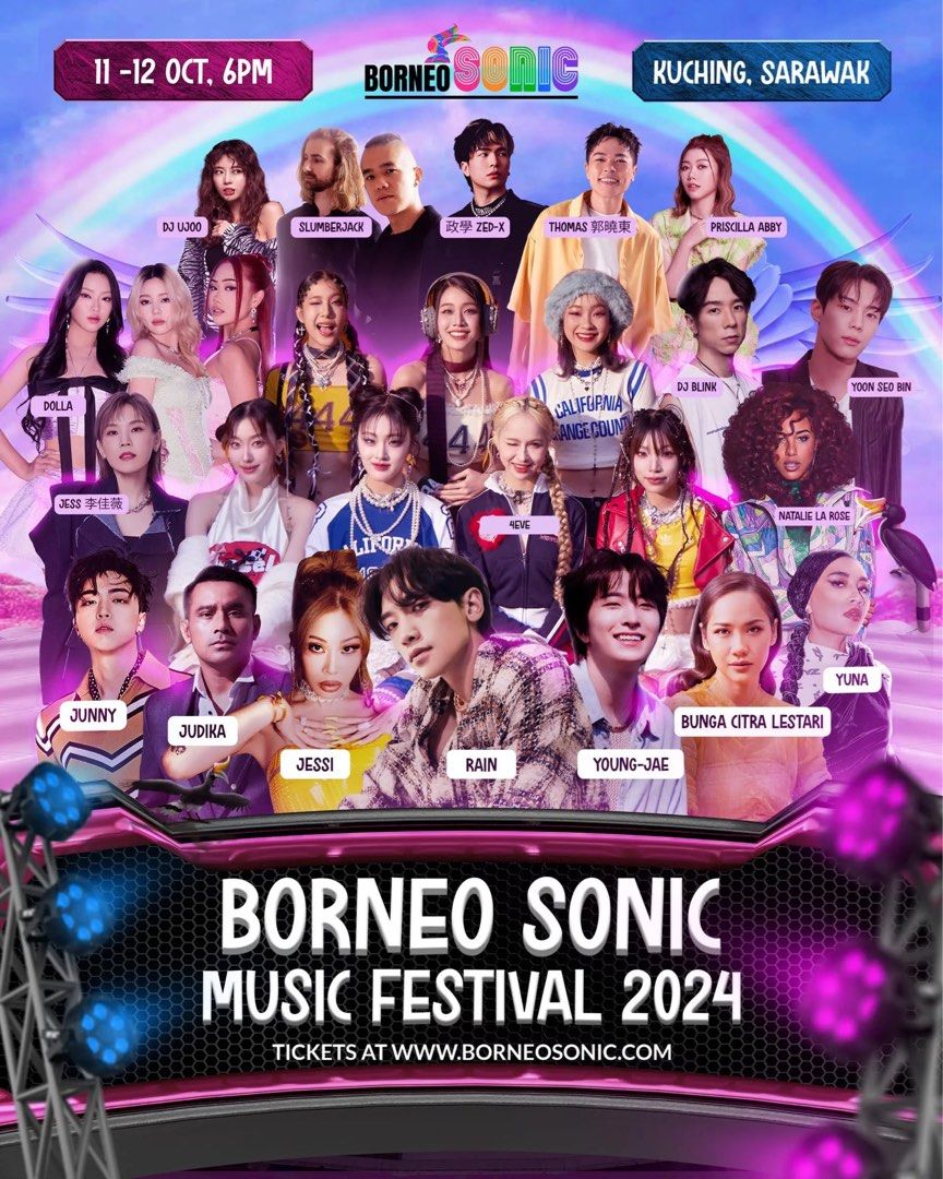 (ROCK ZONE 2-DAY PASS) BORNEO SONIC MUSIC FESTIVAL, Tickets & Vouchers, Event Tickets on Carousell