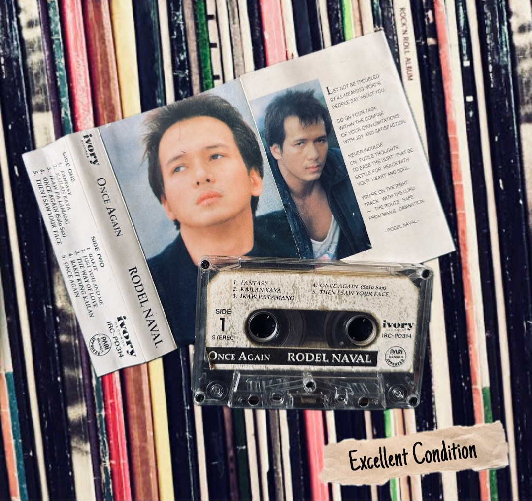 Rodel Naval Once Again Cassette Tape Vintage OPM Cassettes Rodel Naval ...