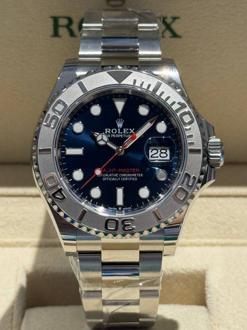 Rolex Oyster Perpetual Date Yatch-Master 40mm Platinum Bezel 126622 ...