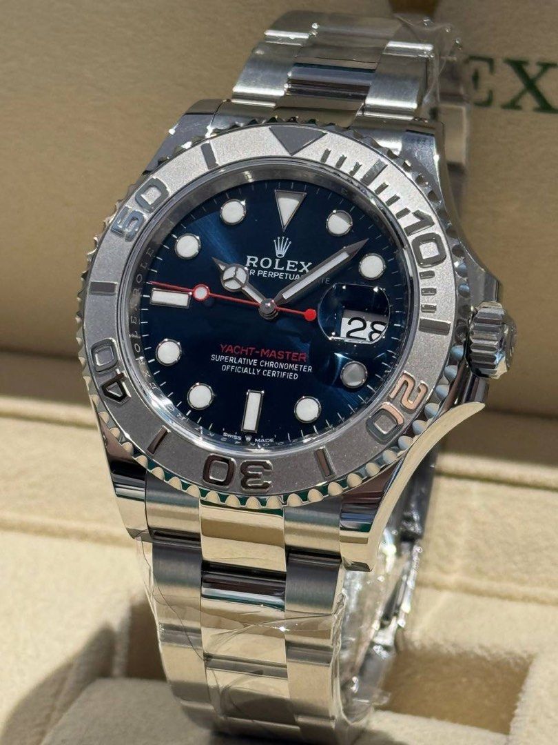 Rolex Oyster Perpetual Date Yatch-Master 40mm Platinum Bezel 126622 ...