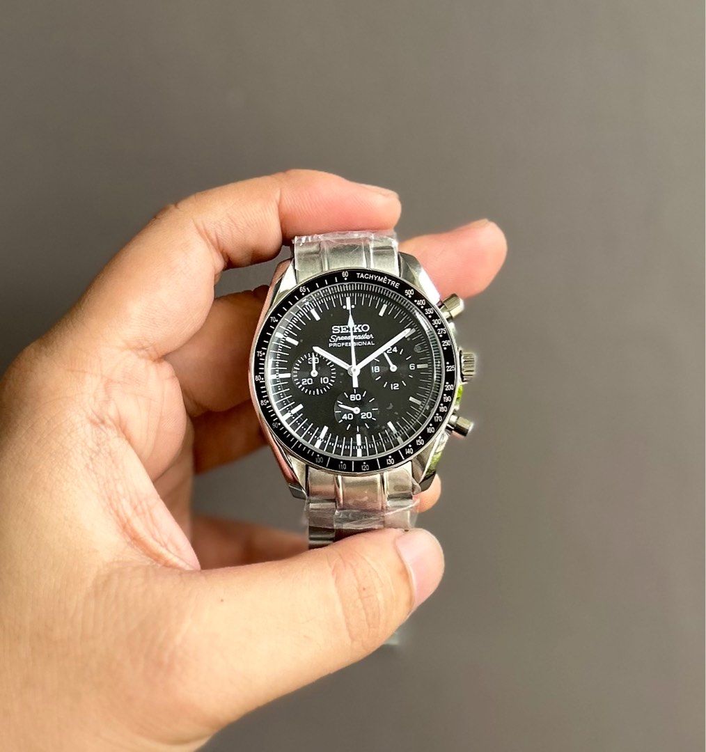 Seiko Mod Speedmaster, Men's Fashion, Watches & Accessories, Watches on ...