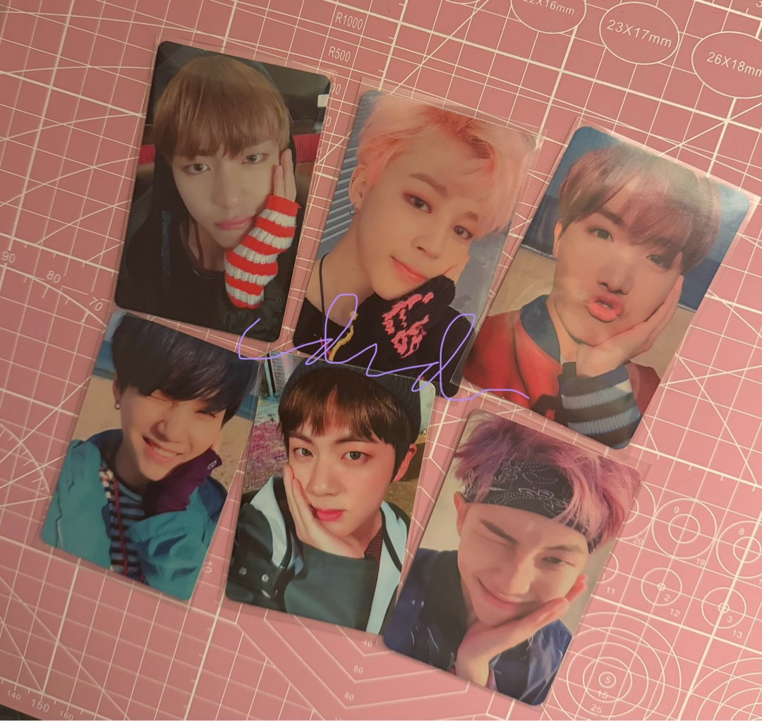 [SET] BTS YNWA Photocard Set - RM, Jin, Suga, Jhope, Jimin, V (no JK ...