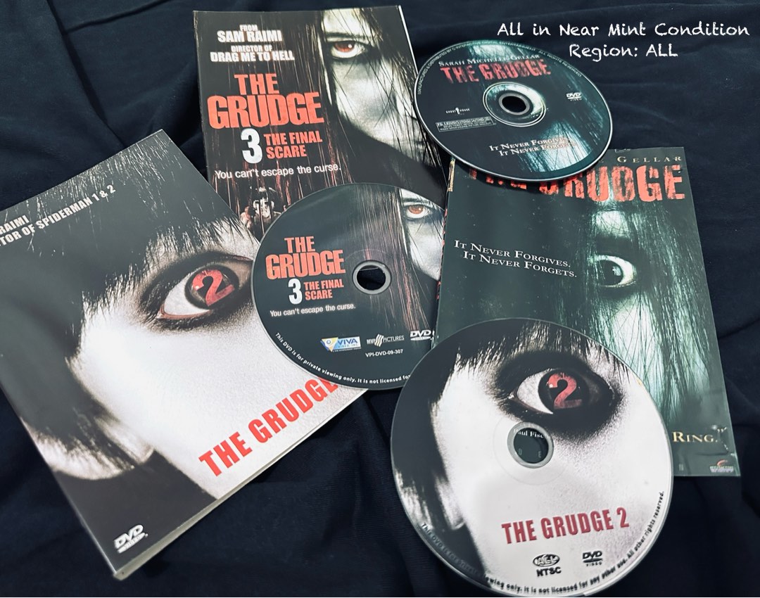 SET: The Grudge Trilogy DVD Original DVDs Movies, Hobbies & Toys, Music ...