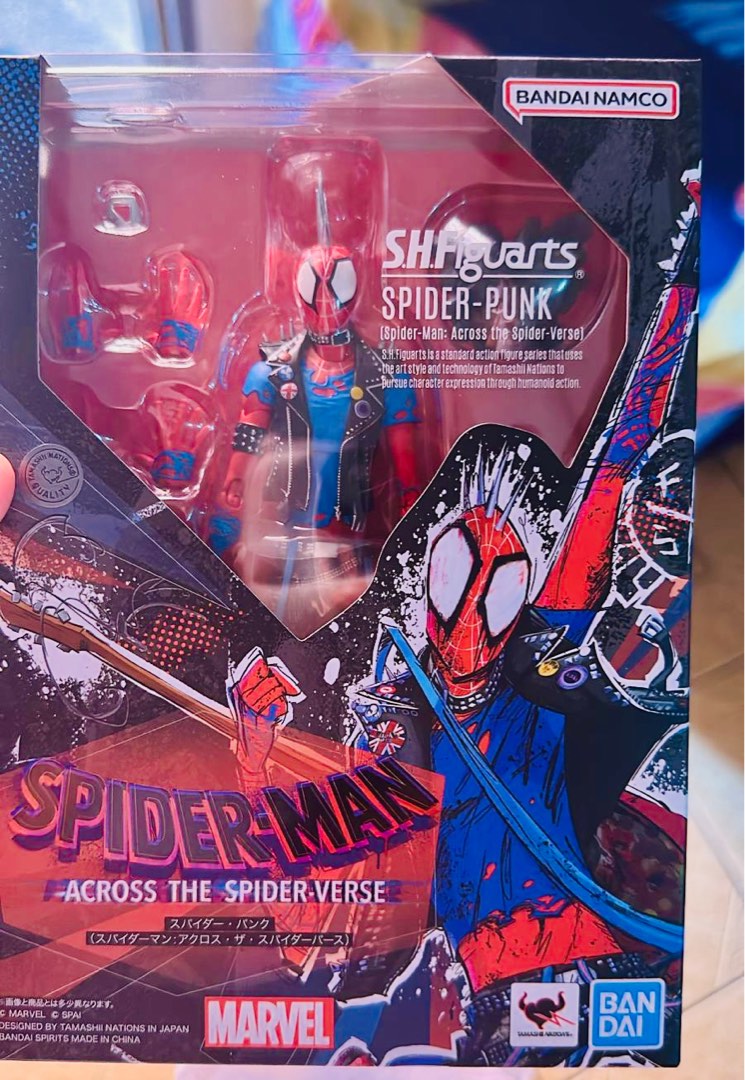 S.H.Figuarts Bandai Spider-punk, Hobbies & Toys, Toys & Games on Carousell